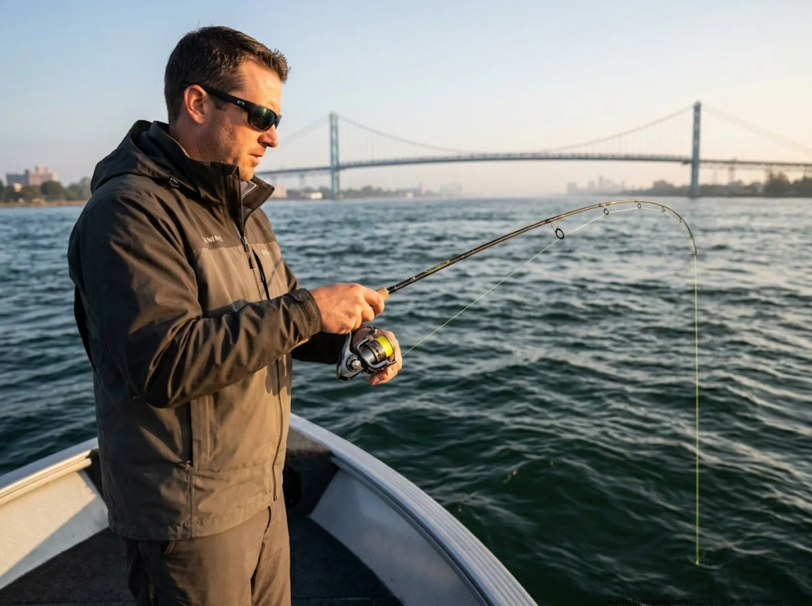 How I Jig Detroit River Walleye in 7 mph Current