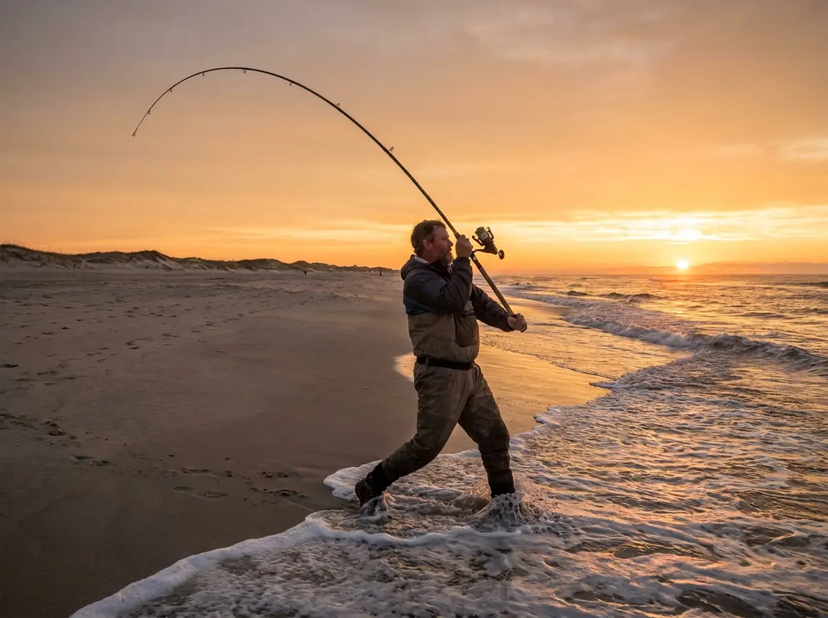 How to Pendulum Cast for Maximum Surf Fishing Distance