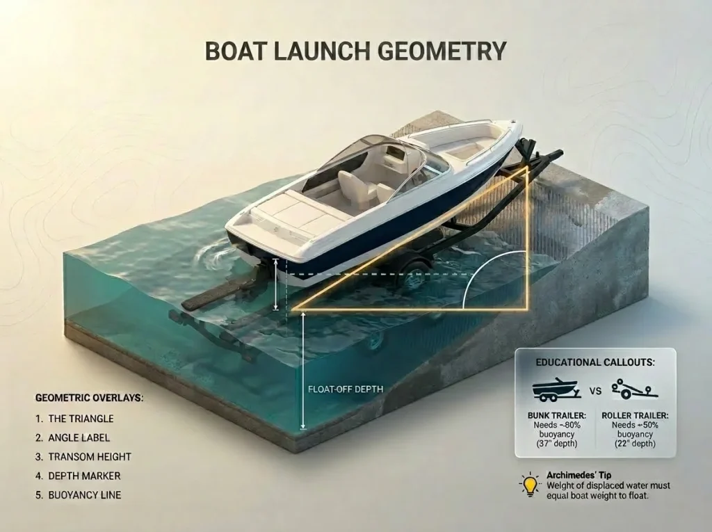 Boat Ramp Loading Technique the Physics Behind It