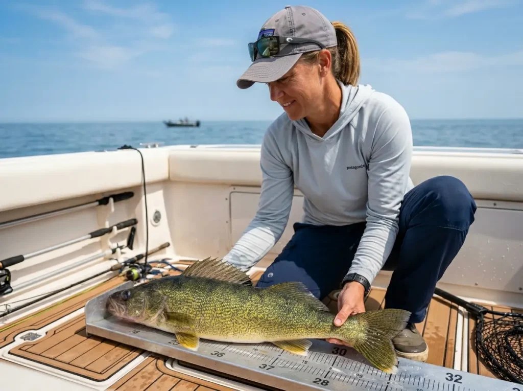 Best Lake Erie Walleye Spots by Basin and Season