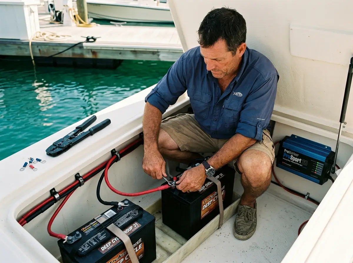 How to Install an Onboard Marine Battery Charger Right